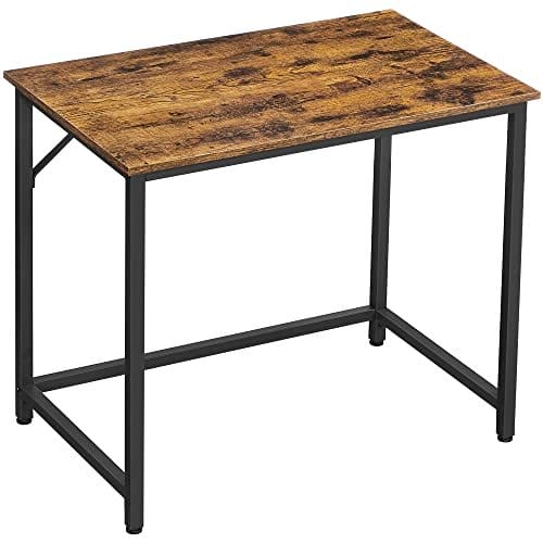 Vasagle Writing Desk, Computer Desk, Small Office Table, 80 x 50 x 75 ...